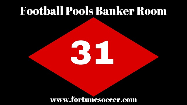 Pool Draw This Week 31 Pool Banker Room for the Week