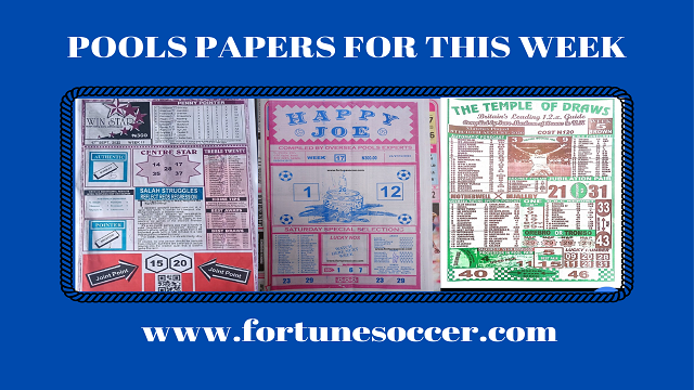 Week 18 Pool Paper Winstar, Happy Joe, Temple of Draws