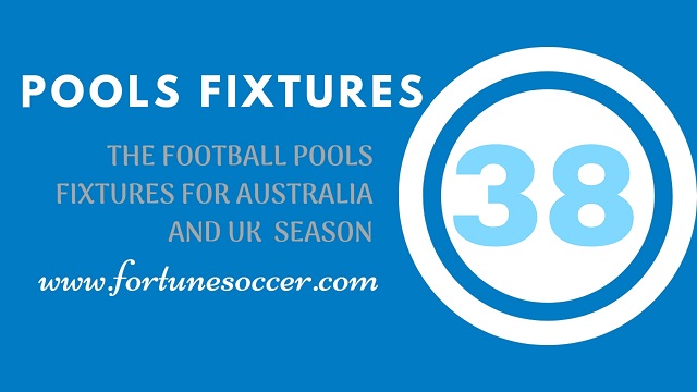 Week 38 Pool Fixtures for Sat 21, Mar 2026, UK 2025/2026