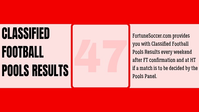 Week 47 Pool Result for Sat 23, May 2026, UK 2025/2026
