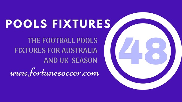 Week 48 Pool Fixtures for Sat 30, May 2026, Aussie 2026