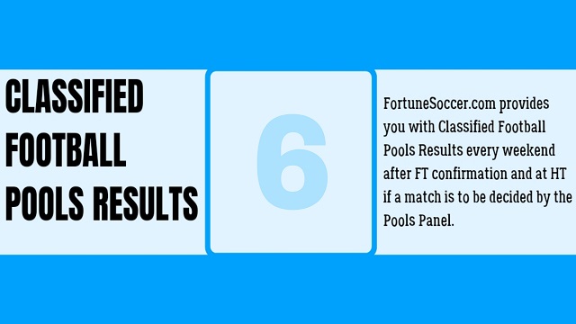 Week 6 Pool Result for Sat 8, Aug 2026, UK 2026/2027