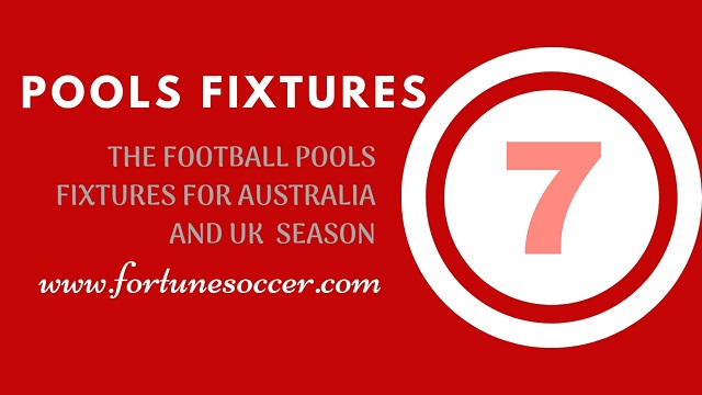 Week 7 Pool Fixtures for Sat 15, Aug 2026, UK 2026/2027