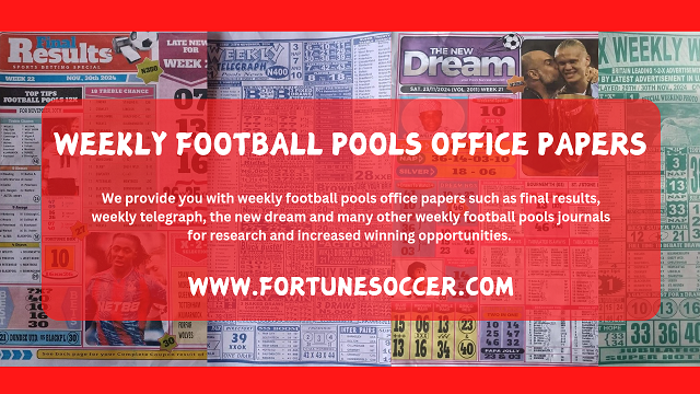 Week 47 Weekly Telegraph Pool Paper, Dream, Final Results