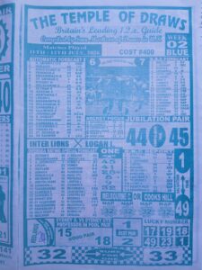 Week 2 Pool Paper Winstar, Happy Joe, Temple of Draws