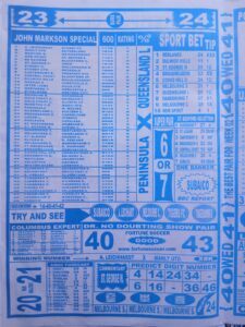 Week 2 Pool Paper Winstar, Happy Joe, Temple of Draws